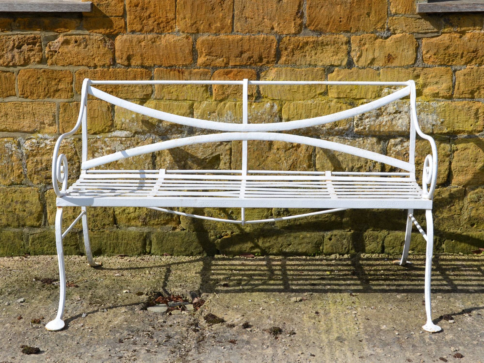 21 Outdoor Wrought Iron Garden Benches Ideas You Should Look | SharonSable