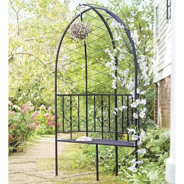 20 2 Double Bench Arbor Garden Arch Ideas For This Year | SharonSable