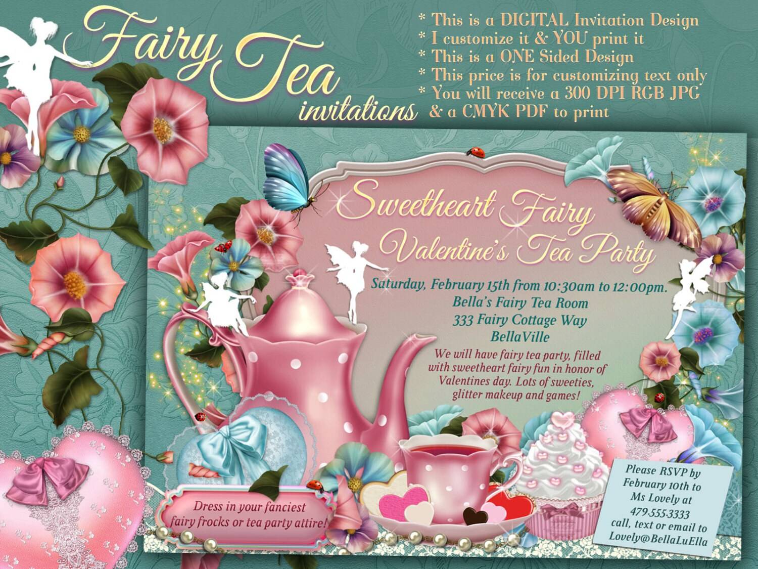 24 Garden Tea Party Invitations Ideas Worth to Check | SharonSable