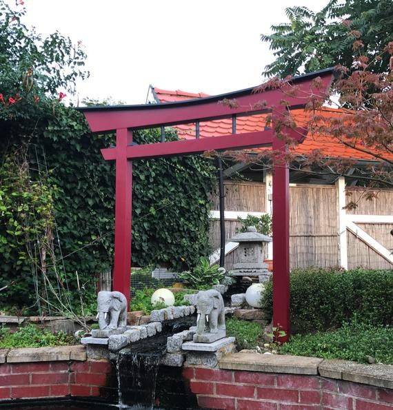 24 Japanese Arches for Garden Ideas Worth to Check | SharonSable