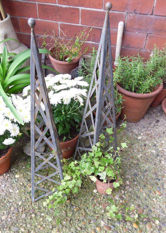 19 Metal Pyramid Garden Trellis Ideas Worth a Look | SharonSable