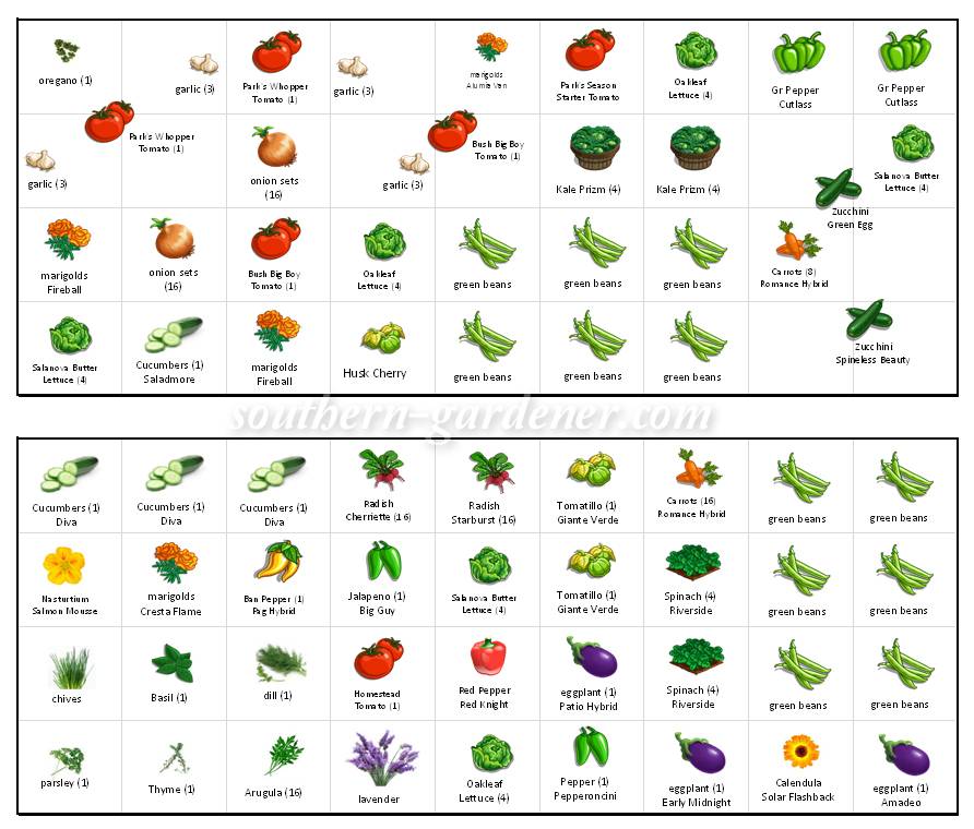 18 Square Foot Gardening Chart Ideas You Should Look | SharonSable