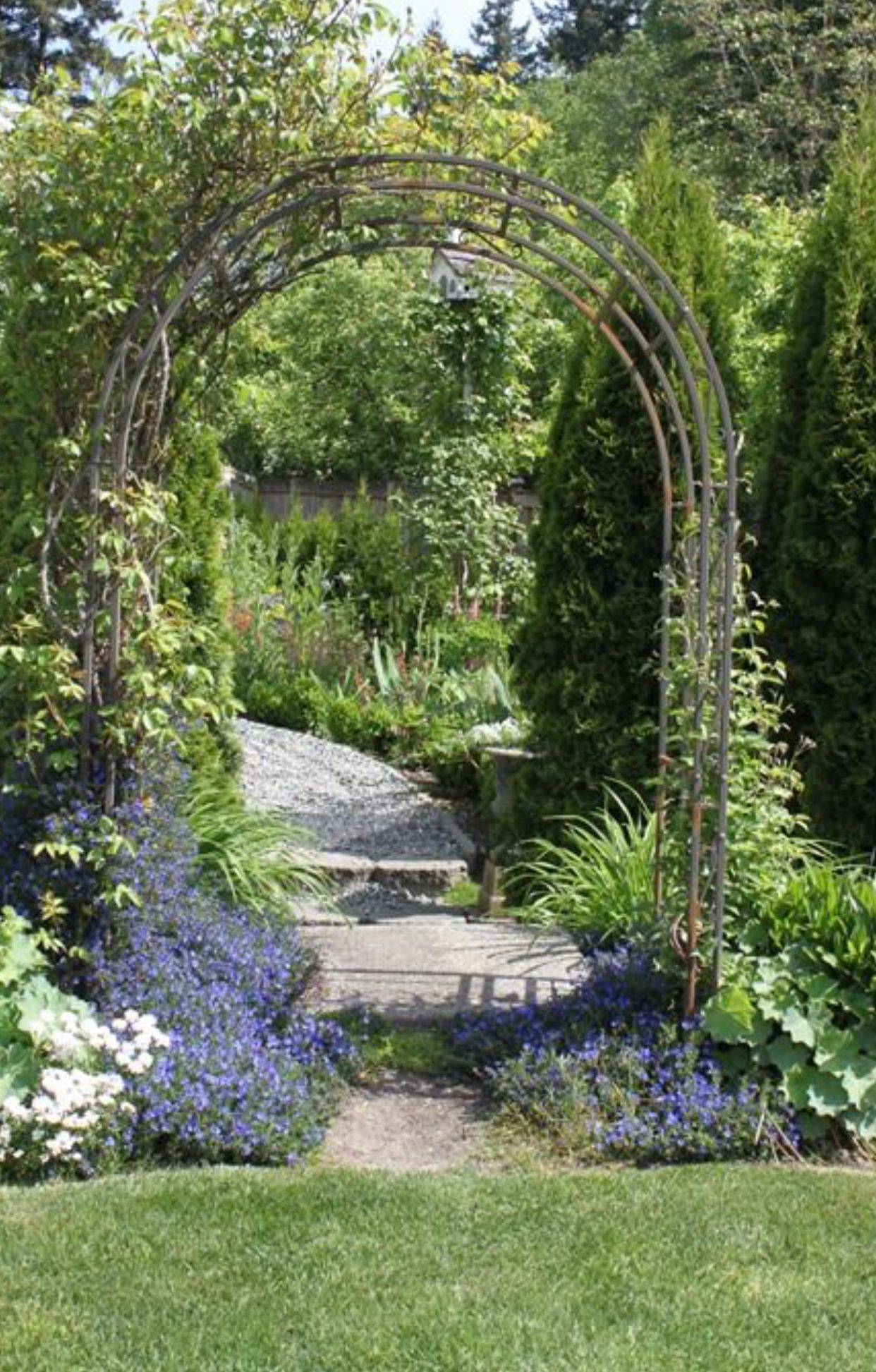 20 English Garden Arbors and Arches Ideas You Should Check | SharonSable