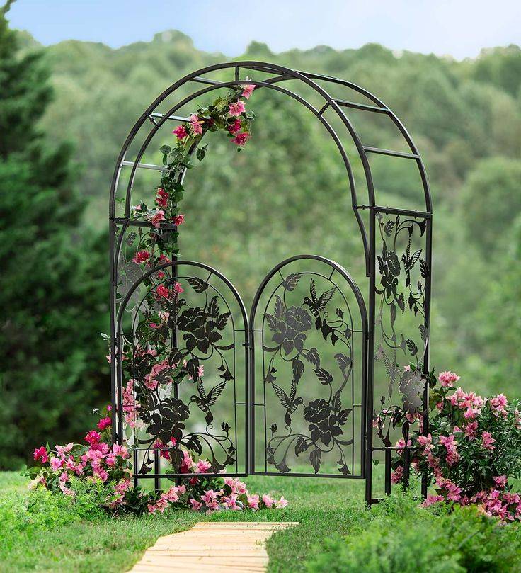 21 Metal Garden Arbor Ideas You Should Check | SharonSable