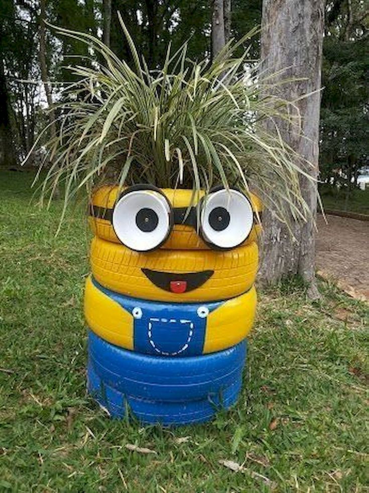 24 Rubber Tire Planters Garden Ideas To Consider | SharonSable