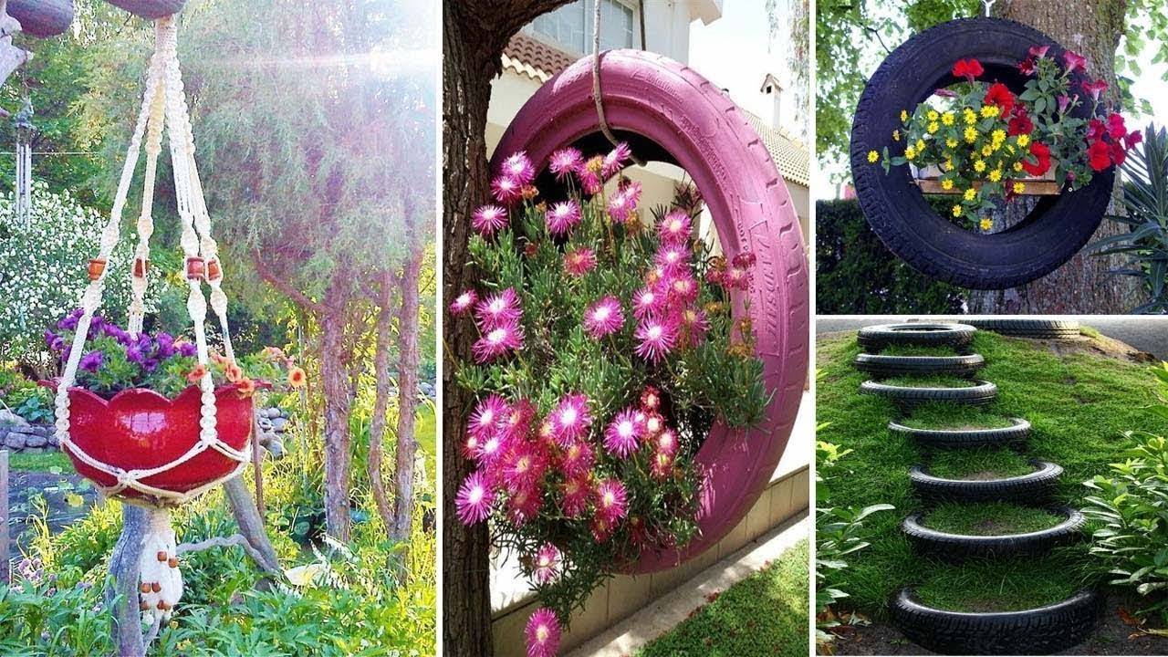 20 Vertical Tire Garden Ideas You Cannot Miss | SharonSable