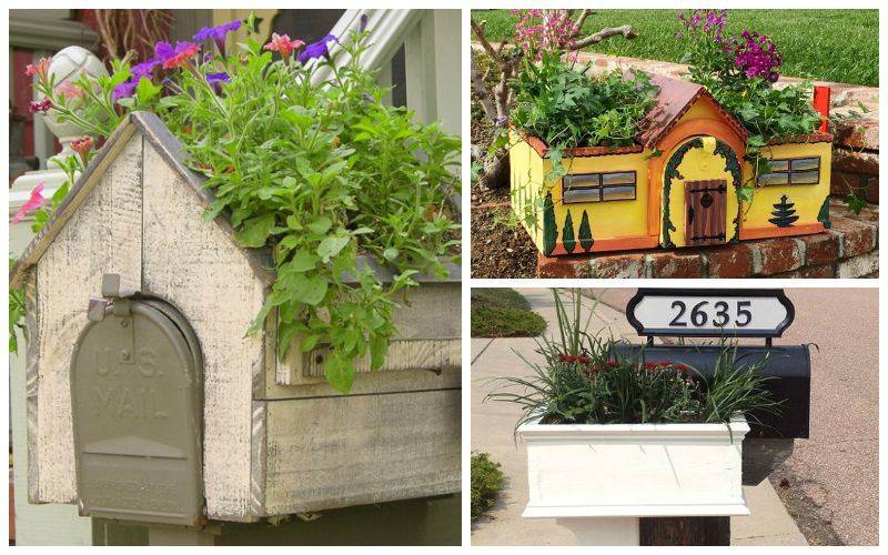 17 Mailbox Flower Planter Garden Ideas Worth a Look | SharonSable