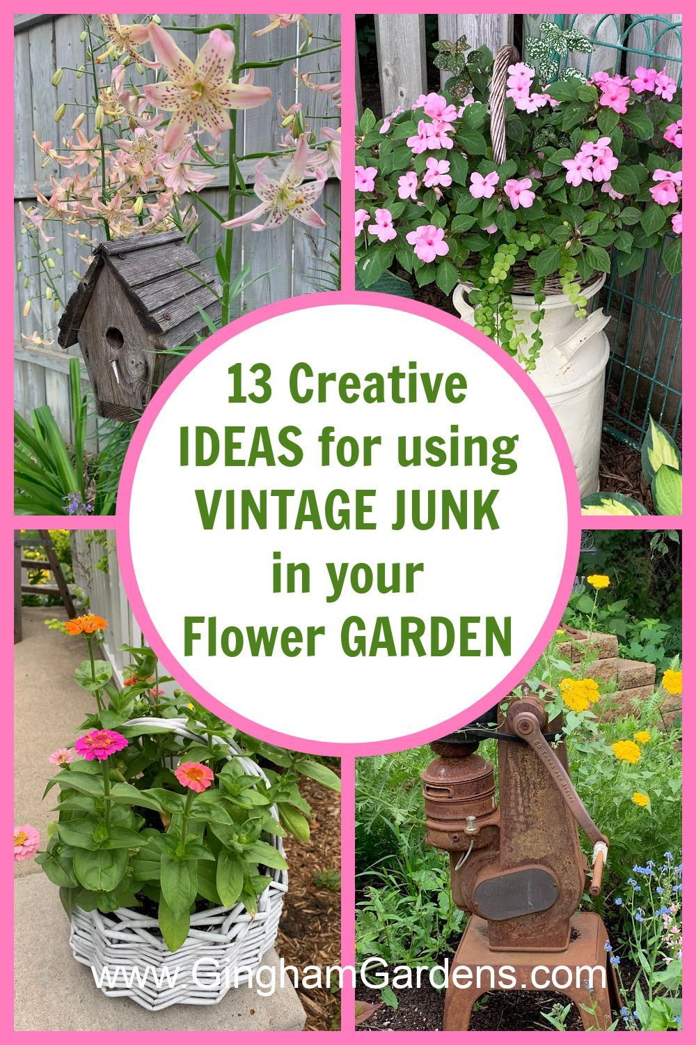 14 Cute Country Garden Vignettes Ideas Worth a Look | SharonSable