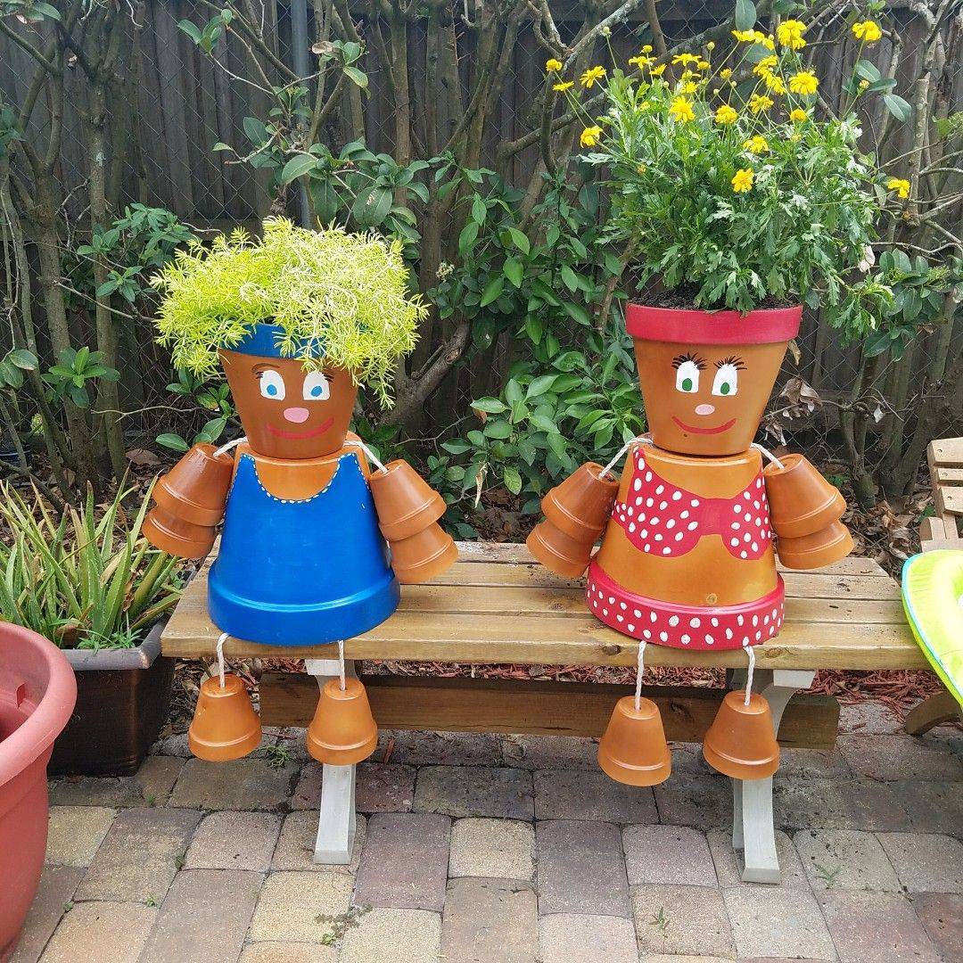 24 Flower Pot People Garden Ideas You Must Look | SharonSable