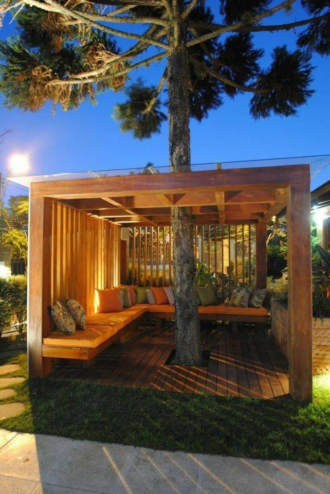 22 Garden Seat around Tree Ideas You Gonna Love | SharonSable