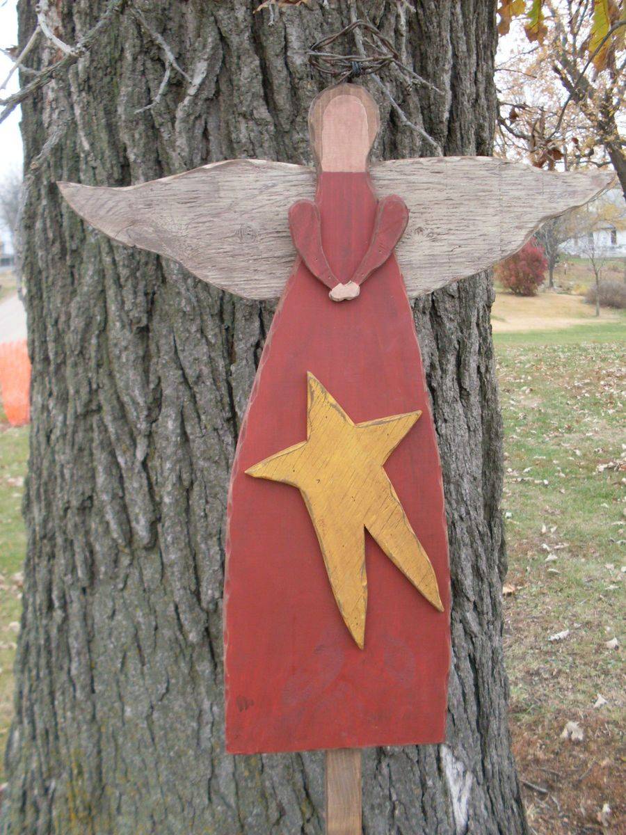 23 Primitive Garden Angels Ideas You Should Check | SharonSable