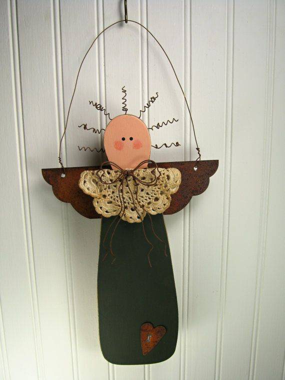 23 Primitive Garden Angels Ideas You Should Check | SharonSable