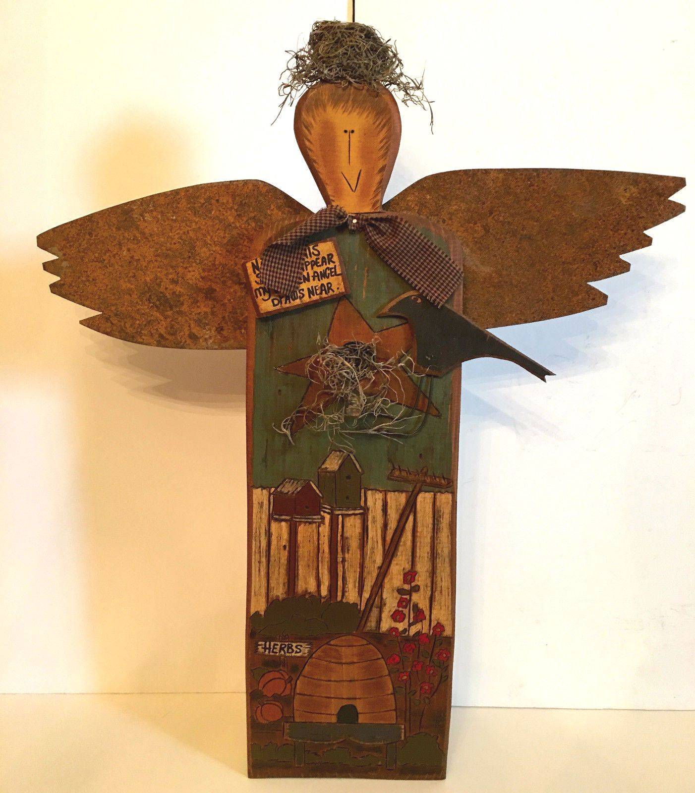 23 Primitive Garden Angels Ideas You Should Check | SharonSable