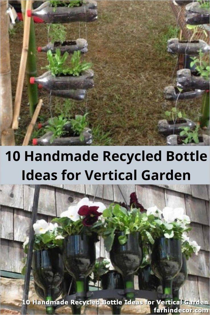 24 Recycled Water Bottle Garden Ideas You Must Look | SharonSable