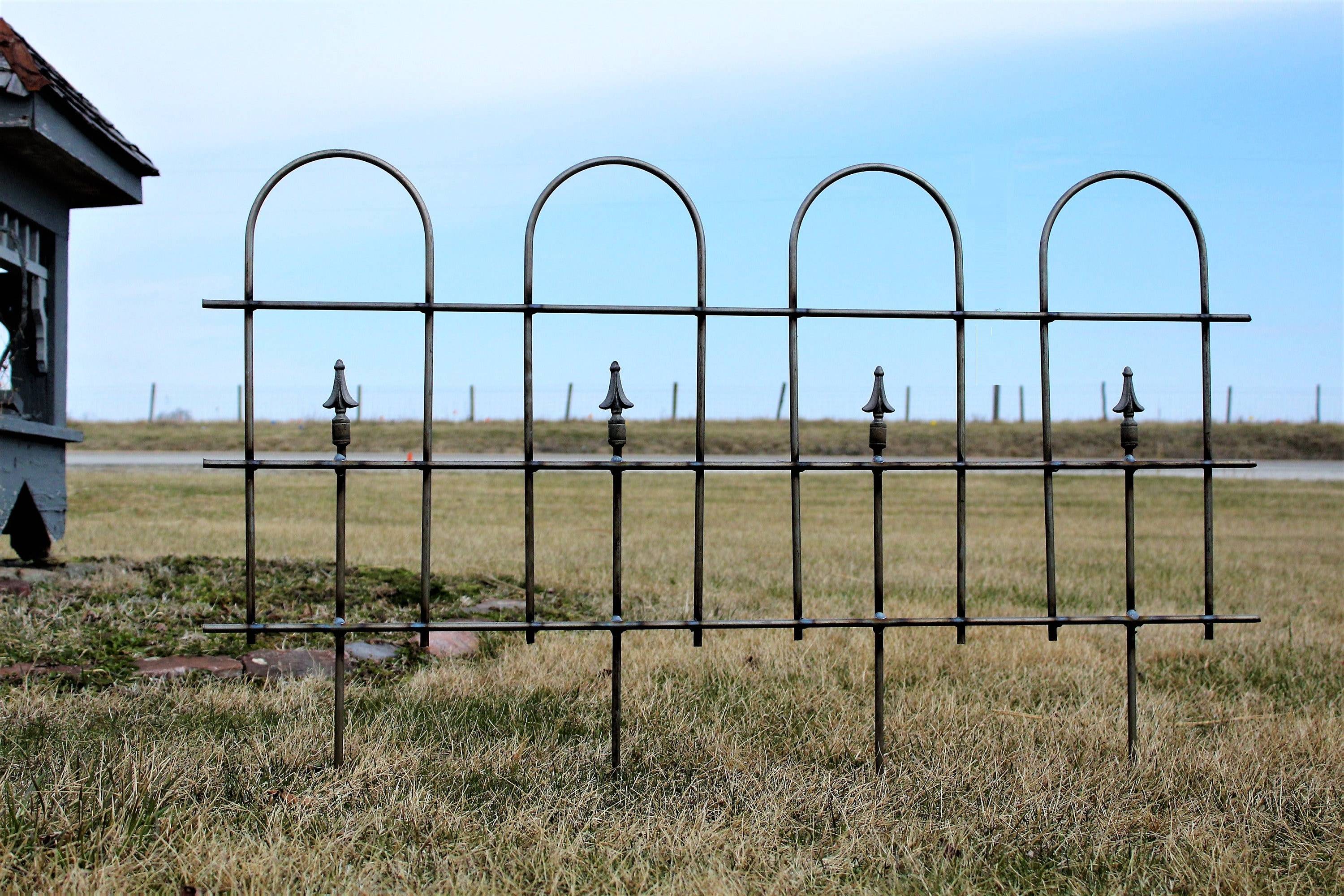 20 Iron Garden Border Fence Ideas You Should Look | SharonSable