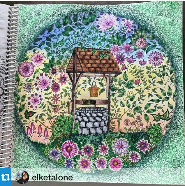 22 Secret Garden Coloring Book Ideas Worth to Check | SharonSable