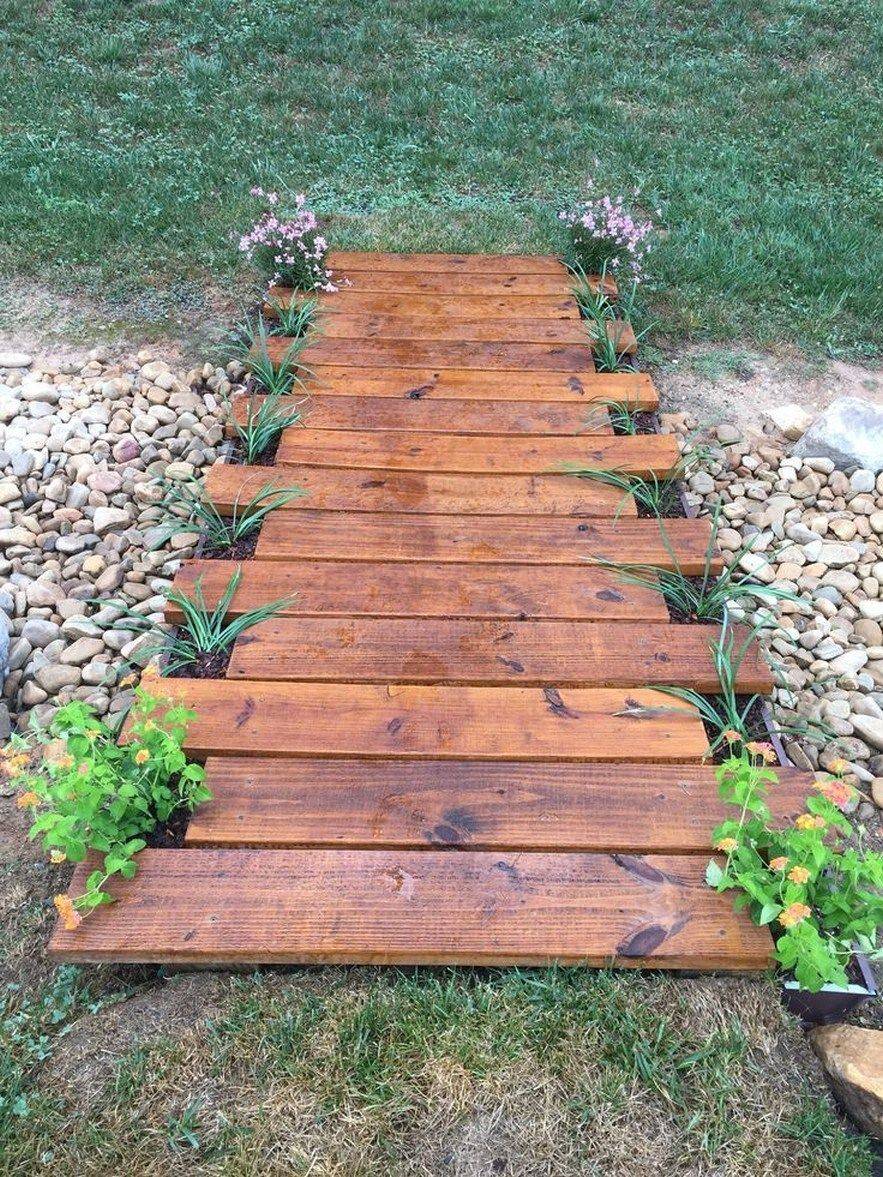 25 Garden Wood Path Ideas You Must Look | SharonSable