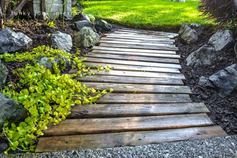 25 Garden Wood Path Ideas You Must Look | SharonSable
