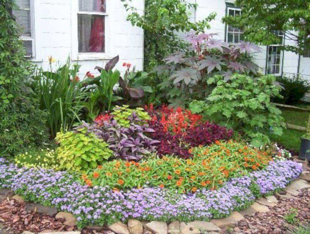 18 Garden Front Yard Flower Bed Ideas To Try This Year | SharonSable