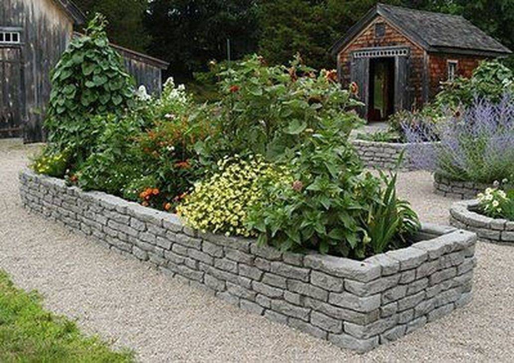 23 Stone Raised Bed Vegetable Garden Ideas You Cannot Miss | SharonSable