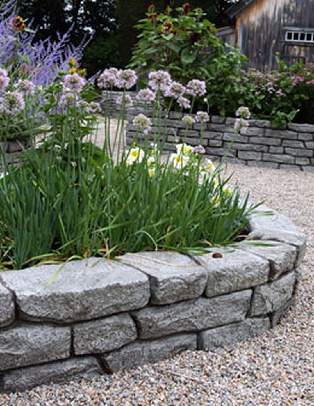 18 Stacked Stone Raised Garden Beds Ideas You Should Look | SharonSable