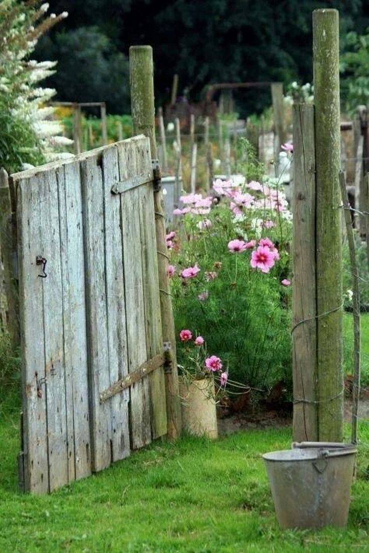 19 Rustic Cottage Garden Gate Ideas You Should Look | SharonSable