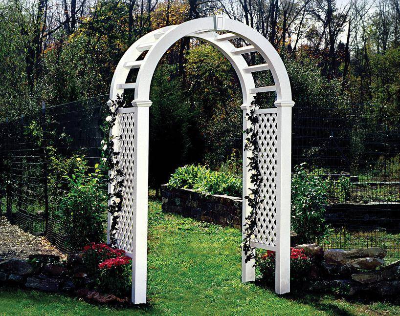 15 Vinyl Garden Arbors Ideas You Should Look | SharonSable
