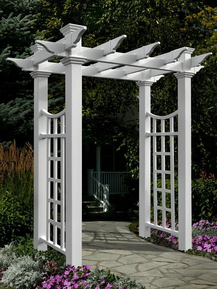 15 Vinyl Garden Arbors Ideas You Should Look | SharonSable