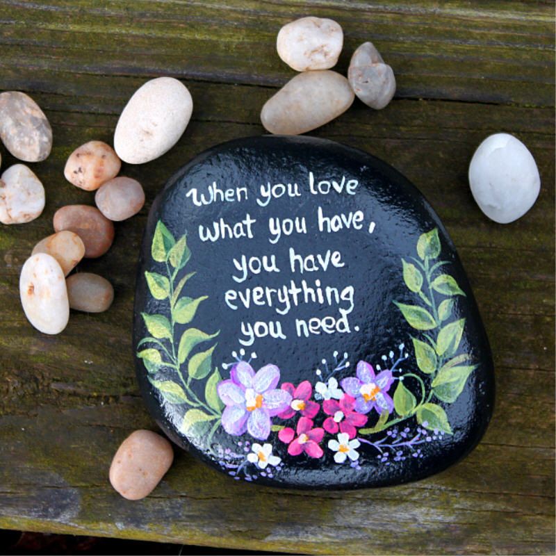 23 Inspirational Painted Rocks Garden Ideas You Gonna Love | SharonSable