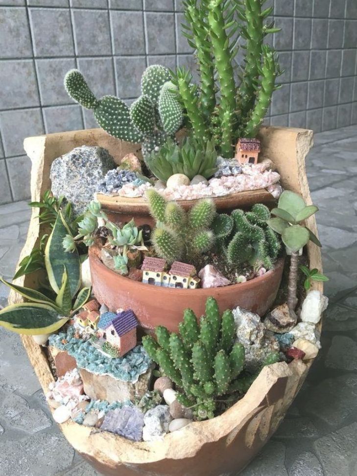 22 Mini Cactus Garden Ideas You Should Check | SharonSable