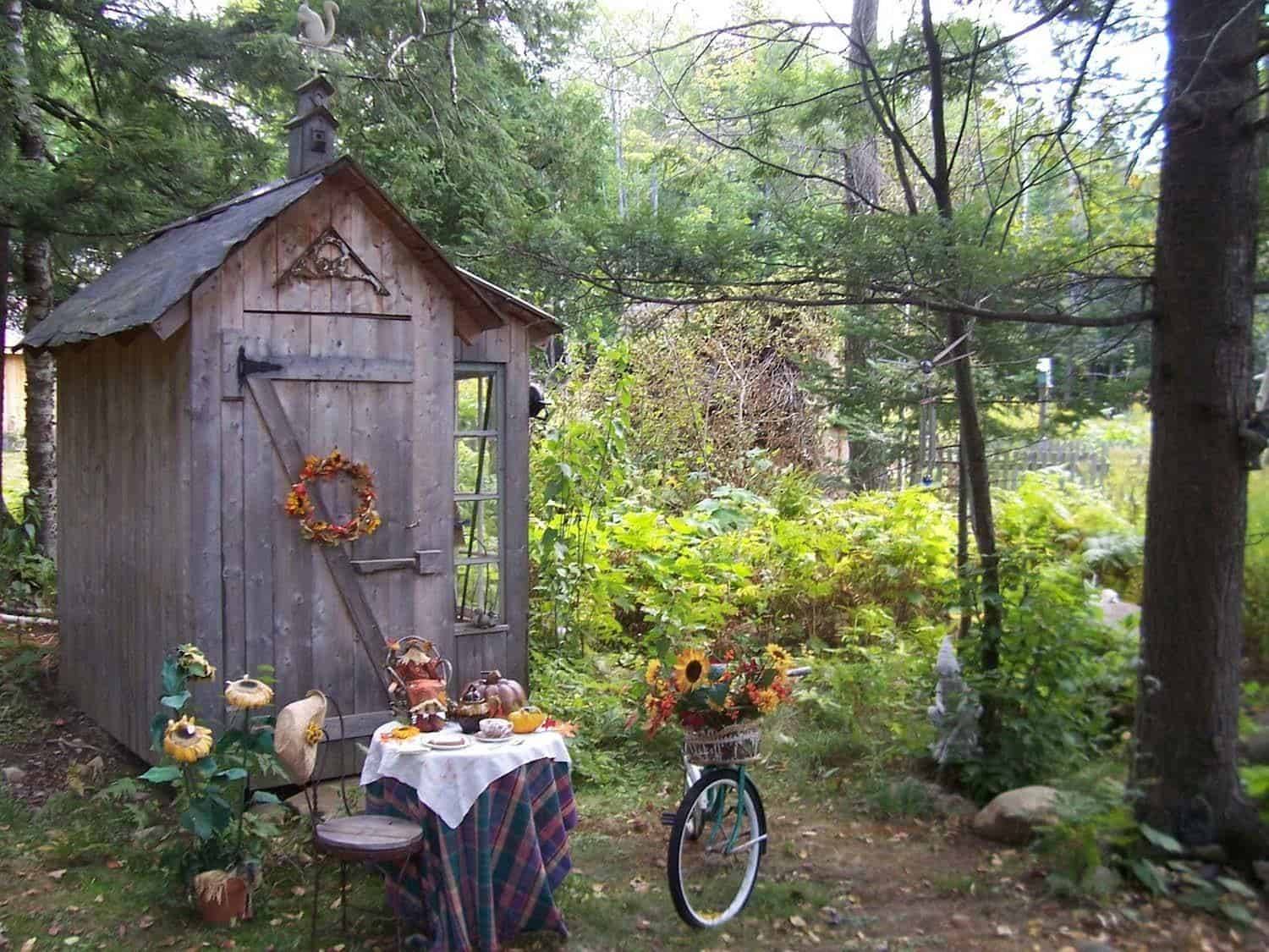23 Garden Potting Shed Ideas Worth to Check | SharonSable