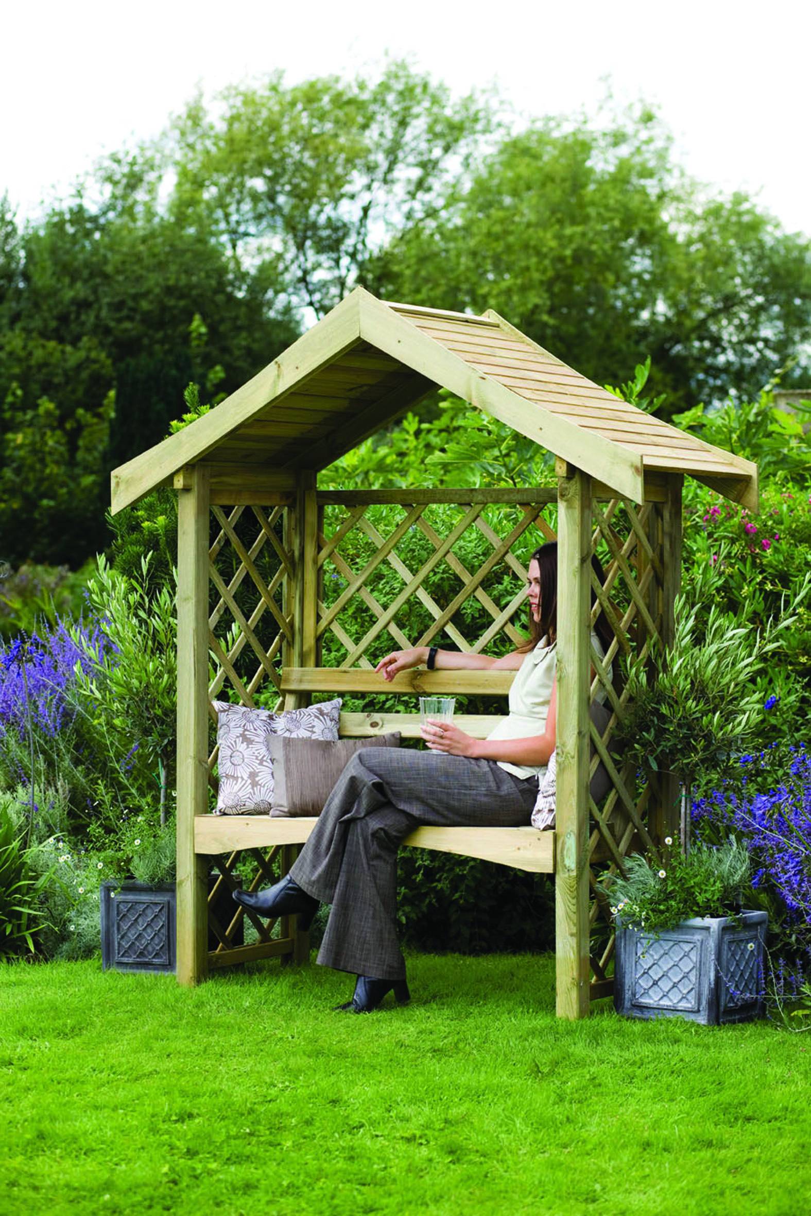 25 Garden Arbours with Seats Ideas You Cannot Miss | SharonSable