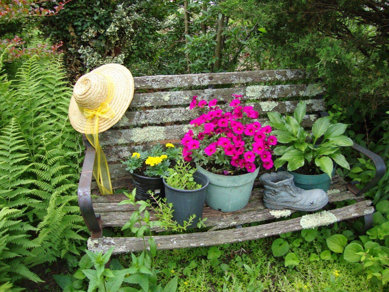 22 Flower Garden Bench Ideas To Try This Year | SharonSable