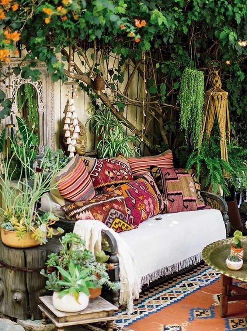 25 Gypsy Bohemian Style Garden Ideas For This Year | SharonSable