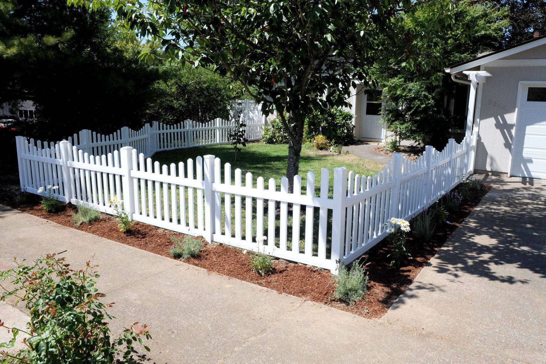 18 White Picket Fence Garden Ideas To Consider Sharonsable