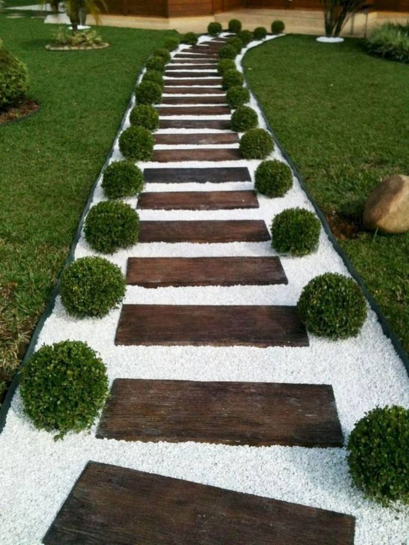 24 Easy Garden Walkways Ideas You Must Look | SharonSable