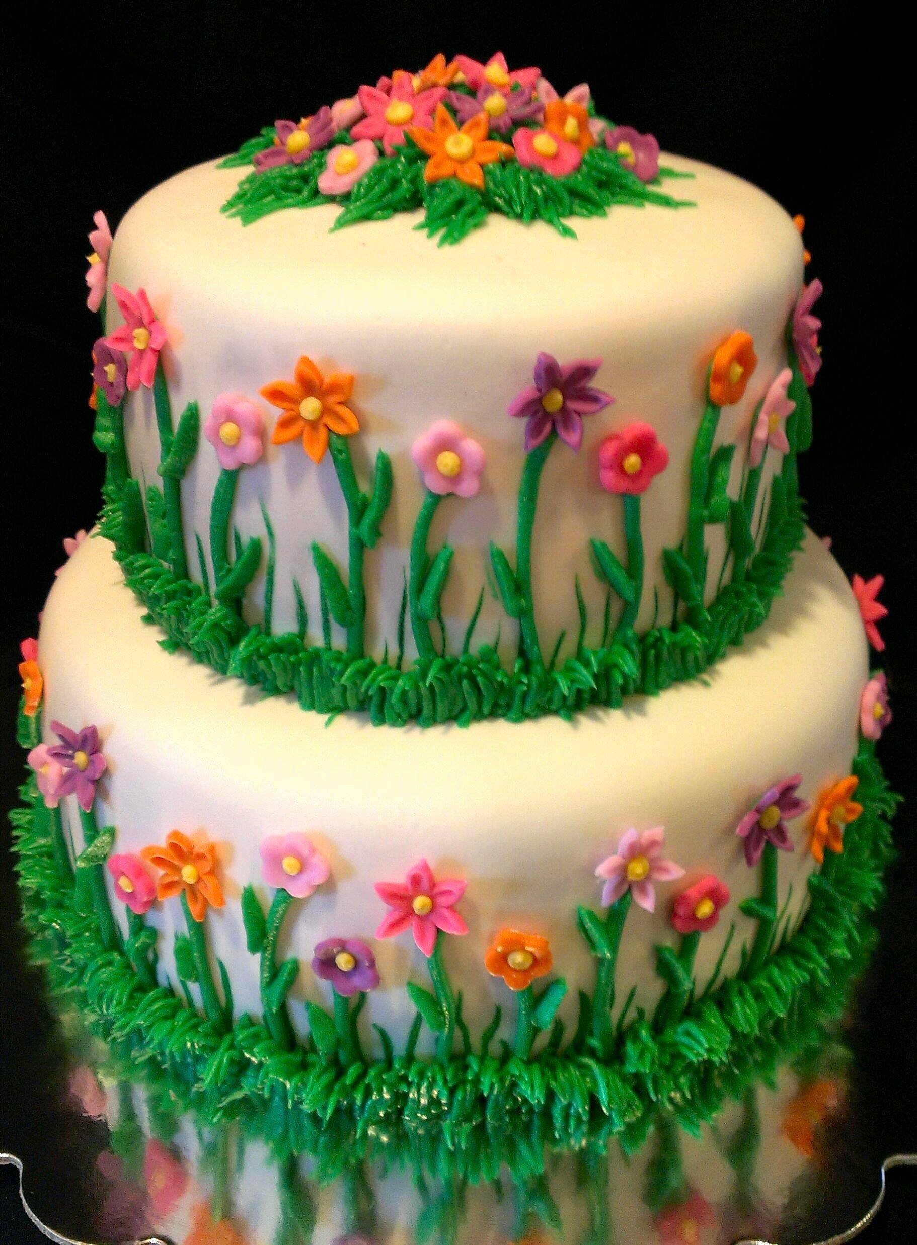 21 Flower Garden Cake Ideas You Gonna Love | SharonSable