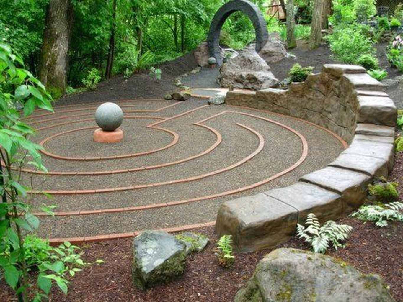 22 Labyrinth Meditation Garden Ideas You Gonna Love | SharonSable