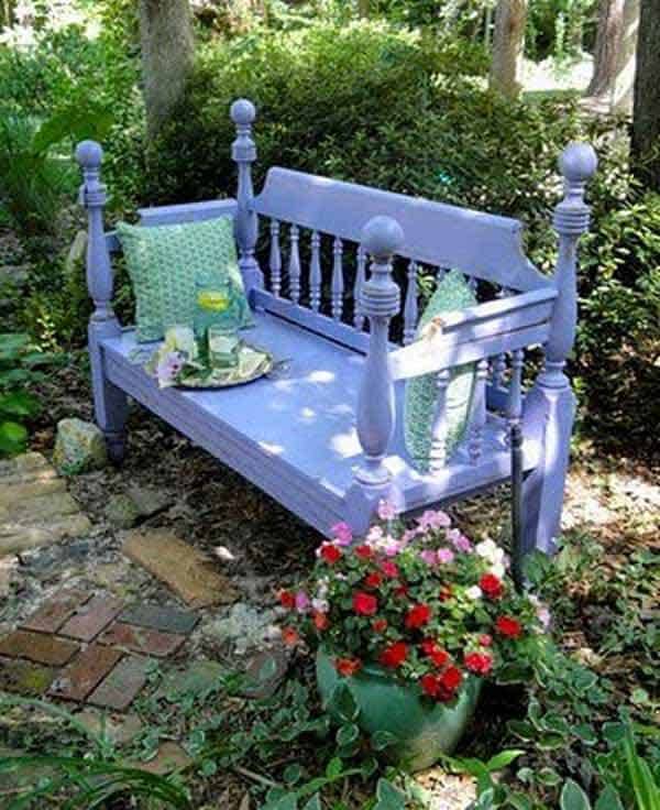 25 Beautiful Garden with Benches Ideas You Should Look | SharonSable