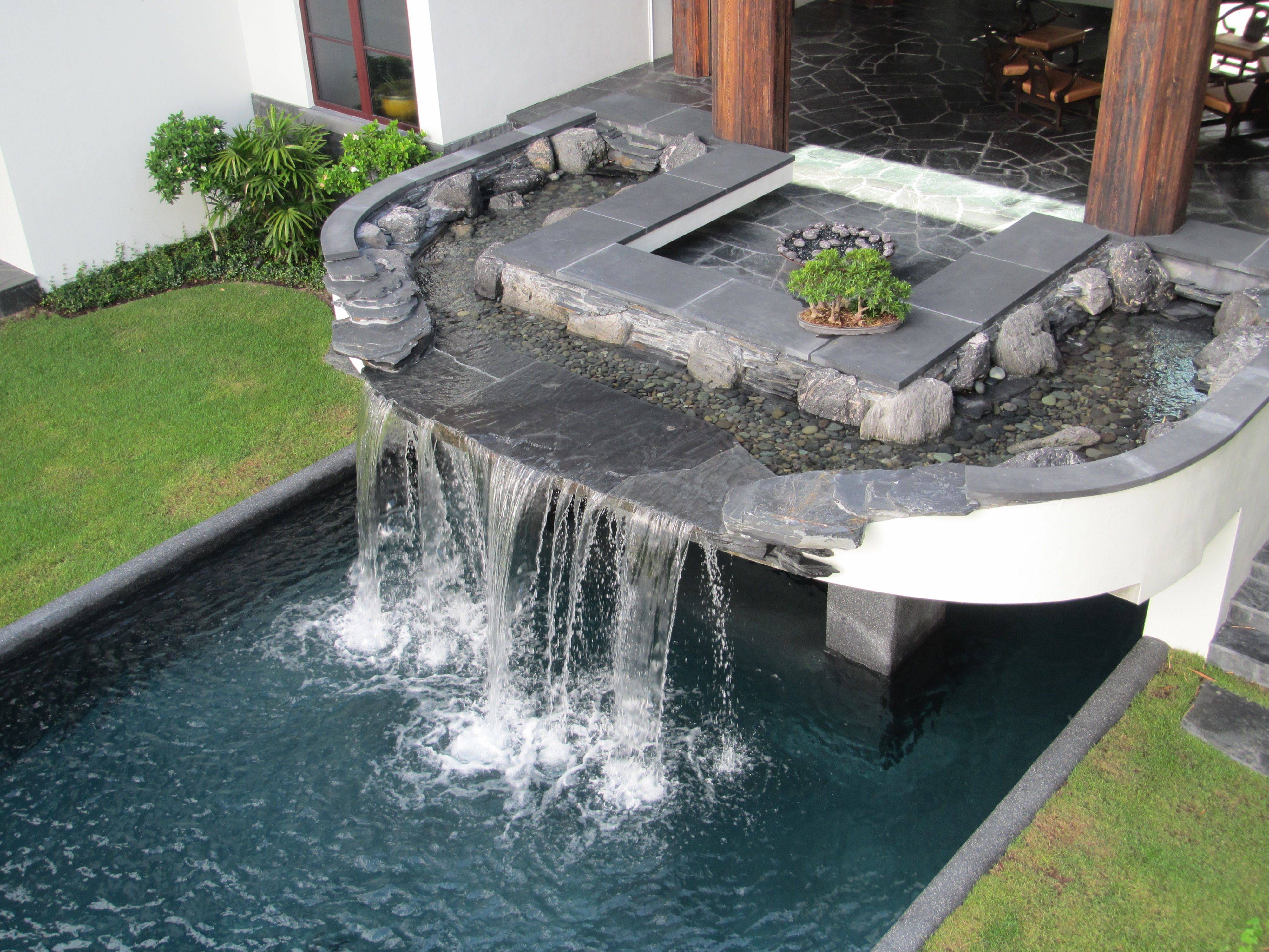 26 Modern Garden Waterfall Ideas You Cannot Miss | SharonSable