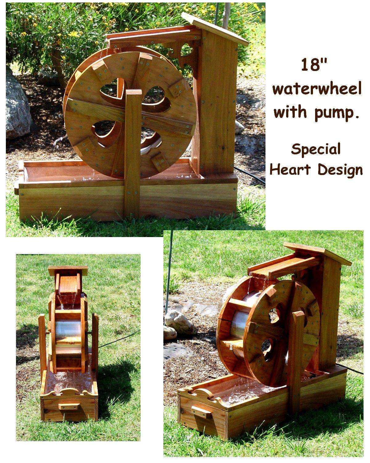 16 Small Garden Water Wheel Ideas For This Year | SharonSable