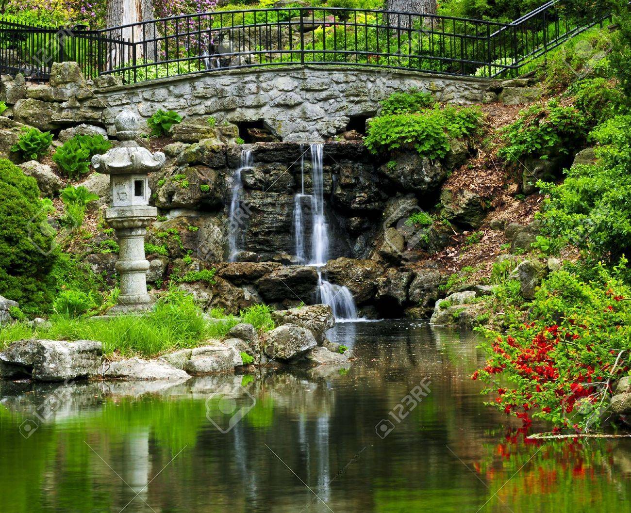 20 Japanese Garden Waterfall Ideas You Must Look | SharonSable