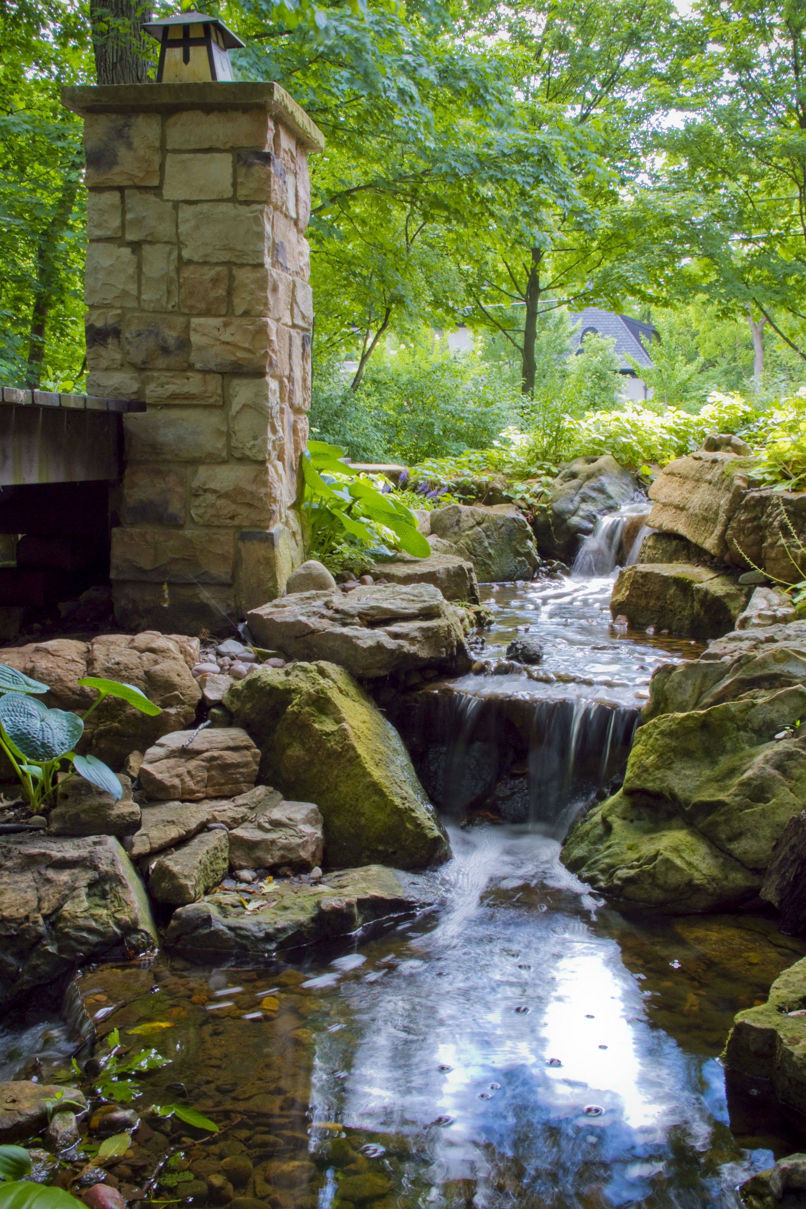 23 Most Beautiful Garden Waterfalls Ideas For This Year | SharonSable