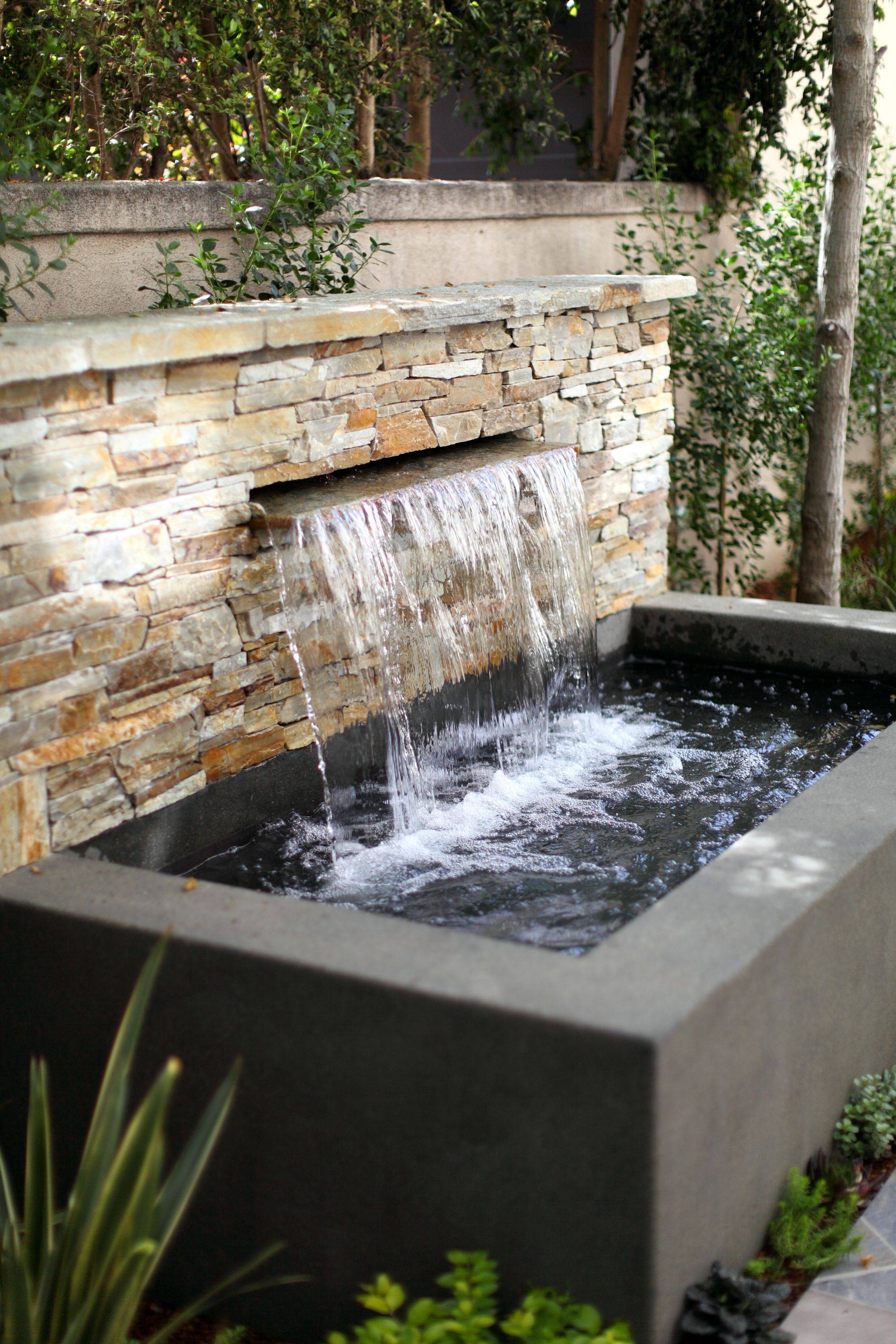 18 Outdoor Garden Waterfall Fountains Ideas You Cannot Miss | SharonSable