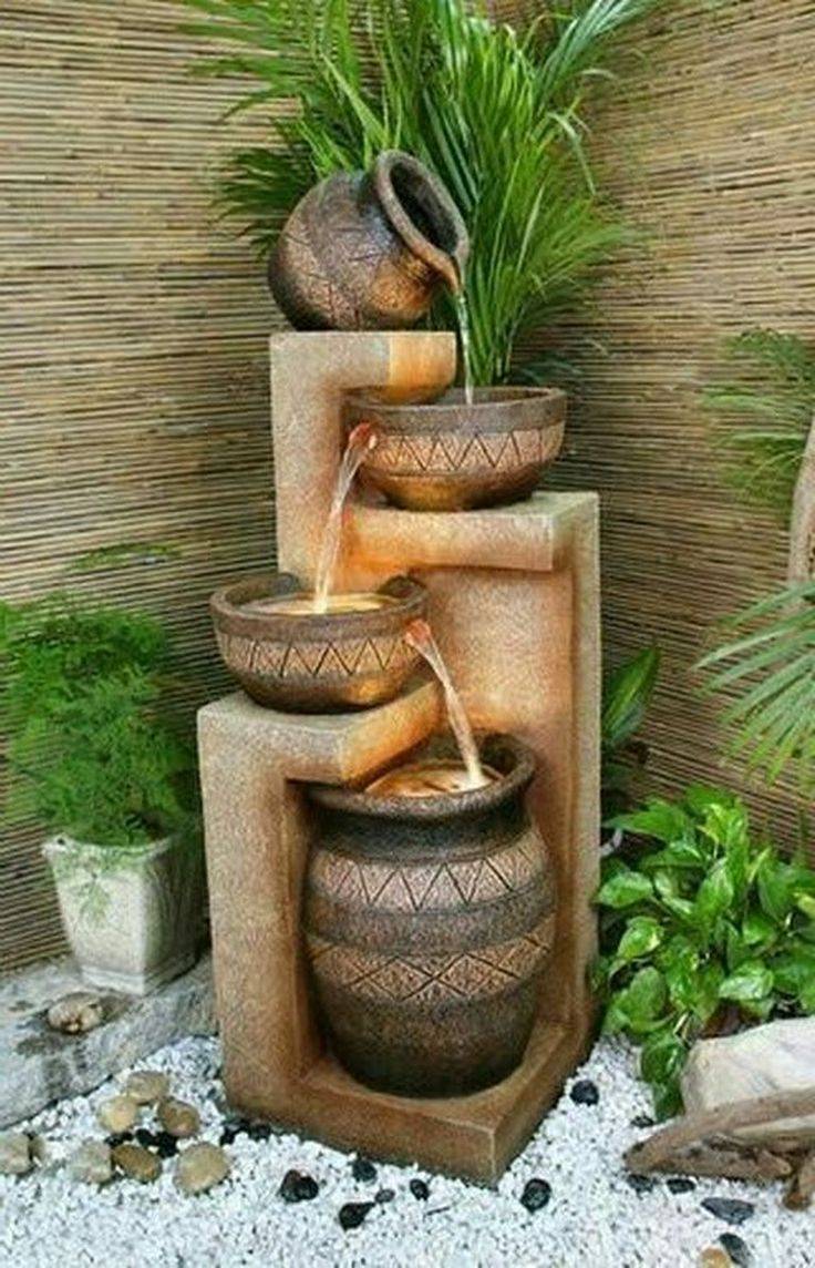 23 Unique Garden Water Feature Ideas Worth to Check | SharonSable