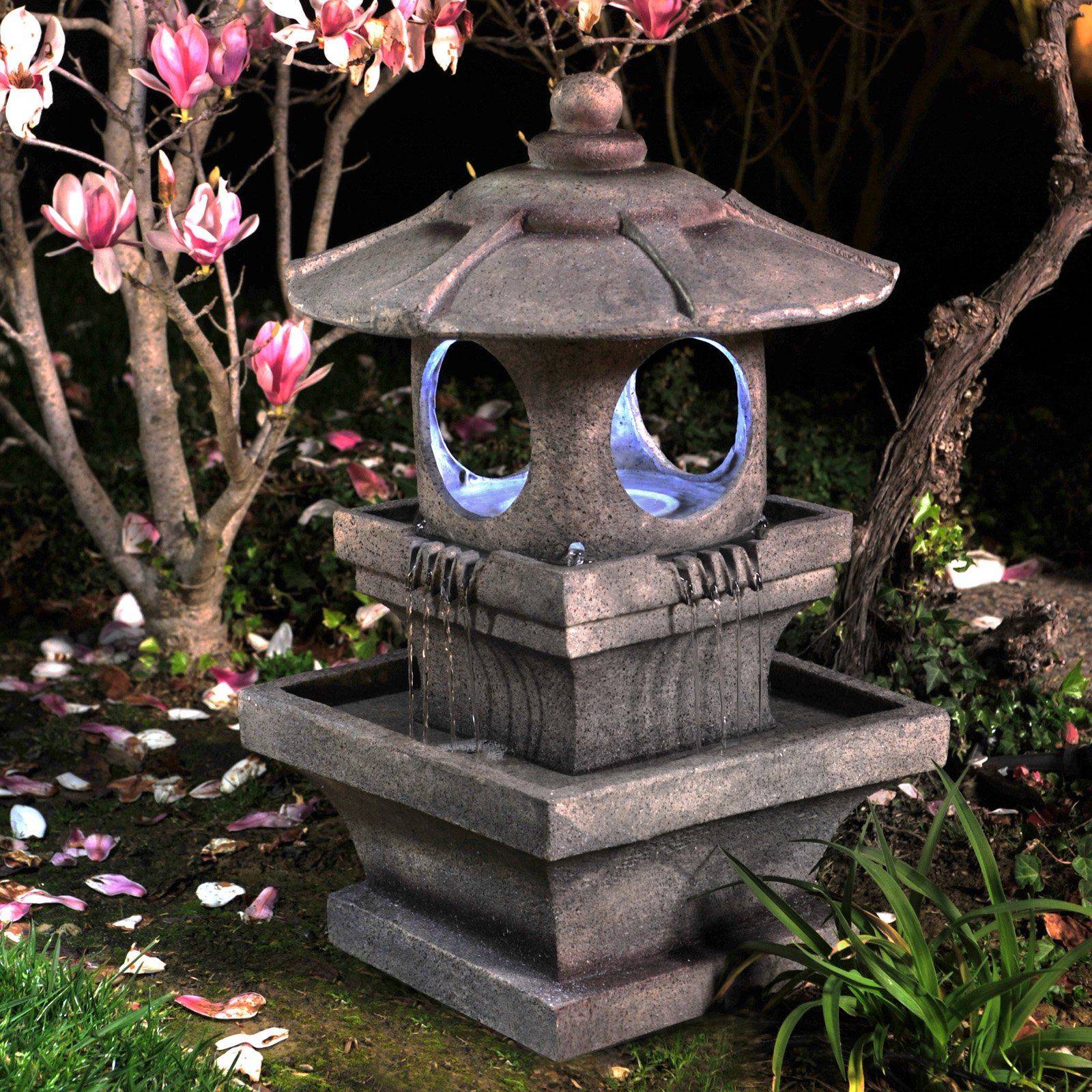 22 Japanese Garden Waterfall Fountains Ideas You Should Check | SharonSable
