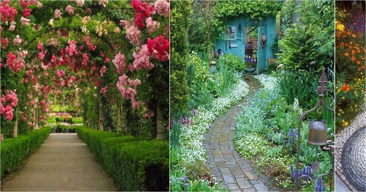 20 Whimsical Garden Paths Ideas You Should Check | SharonSable