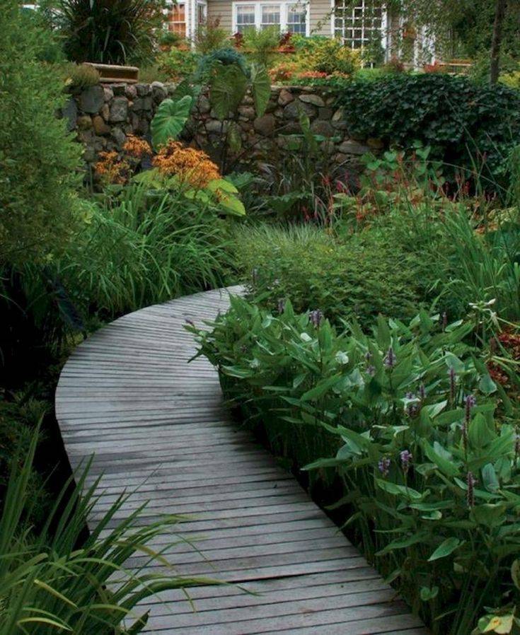 22 Wooden Garden Paths Ideas You Gonna Love | SharonSable
