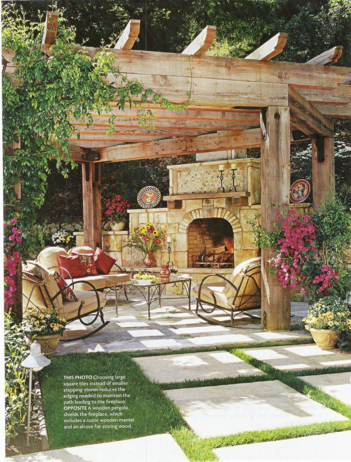 24 Rustic Garden Pergolas Ideas For This Year | SharonSable