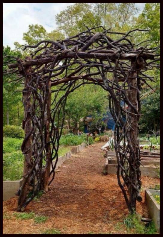 23 Rustic Garden Arbor Ideas Worth to Check | SharonSable
